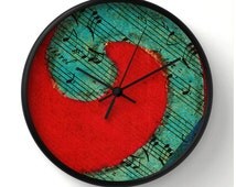 Unique artistic clocks related items | Etsy