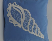 Popular items for seashell pillow on Etsy