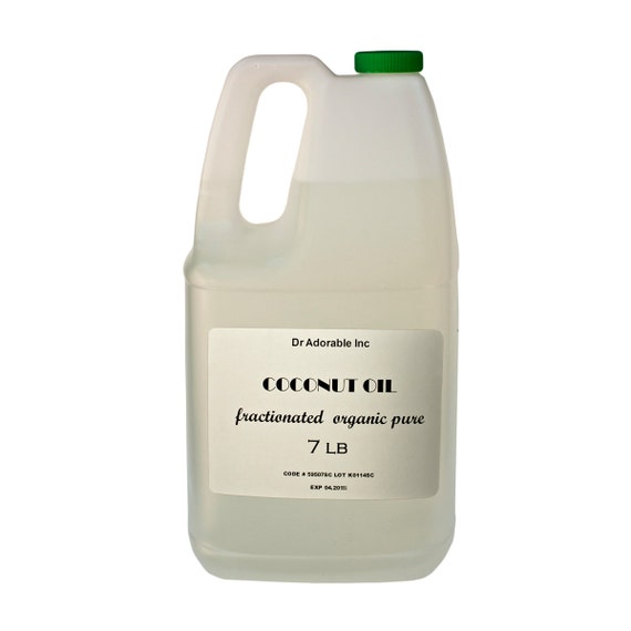 7 LB Organic Fractionated Coconut Oil by kessil2000 on Etsy
