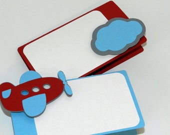 Airplane place card | Etsy