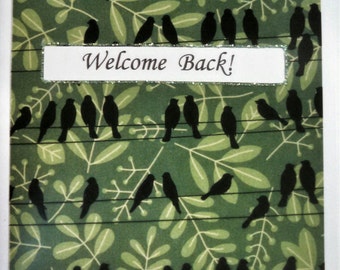 Welcome Back card