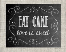 Popular items for wedding cake sign on Etsy