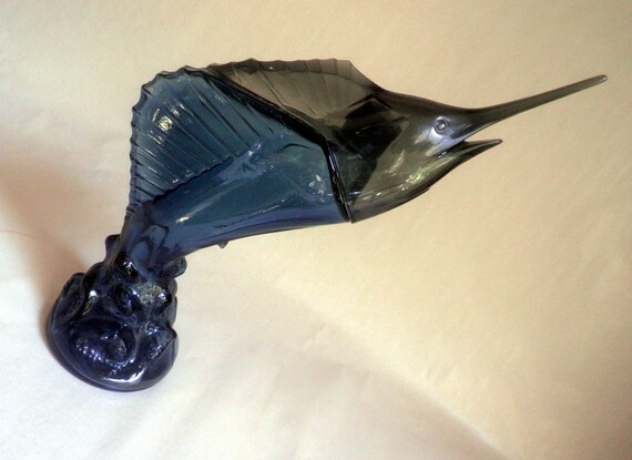 AVON Cologne Decanter Sailfish / Swordfish Collectible