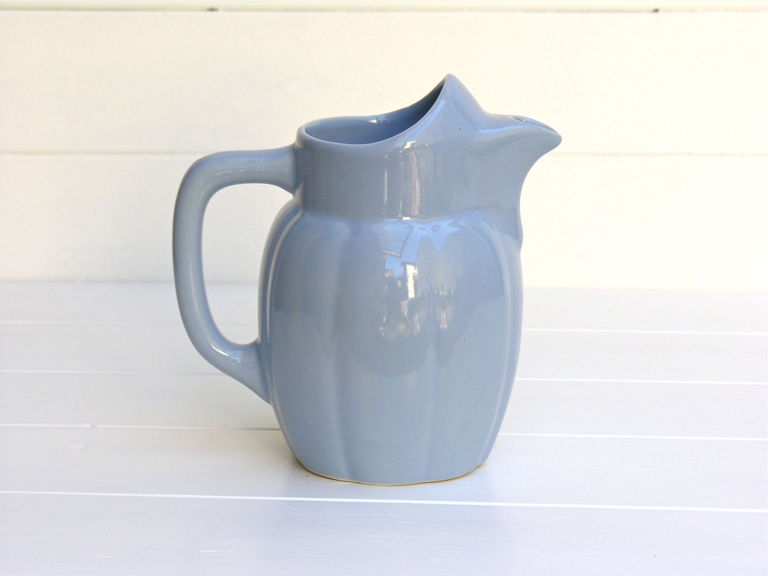 French Vintage Jug – SKY BLUE – 1960 Delightful French Vintage Blue ...