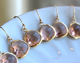 Blush earrings | Etsy