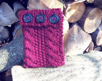 Knitted Laptop Sleeve Computer Cozy Electronic by AutumnAndAmber