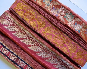 Silk Sari borders Sari Trim SR361 by RibbonsAndSilk on Etsy