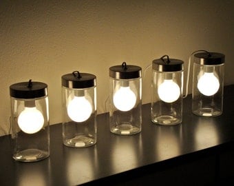 Glass floor lamp | Etsy