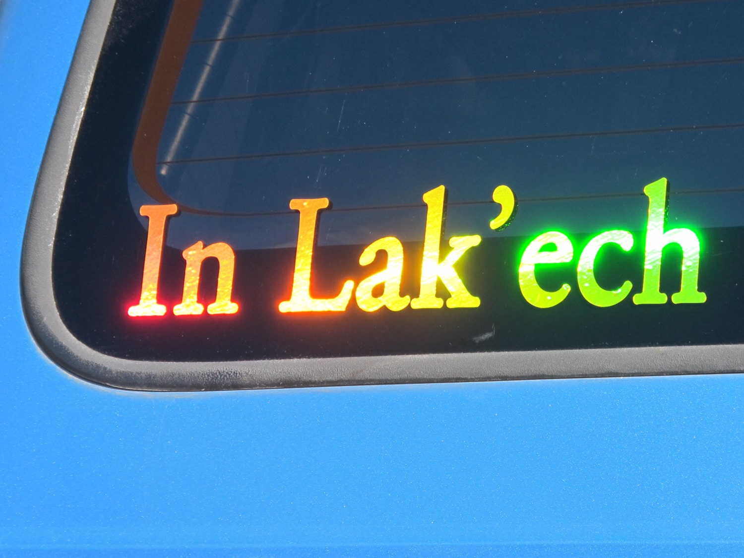 In Lak' ech- sticker/graphic. Prismatic Rainbow Gold. from ...