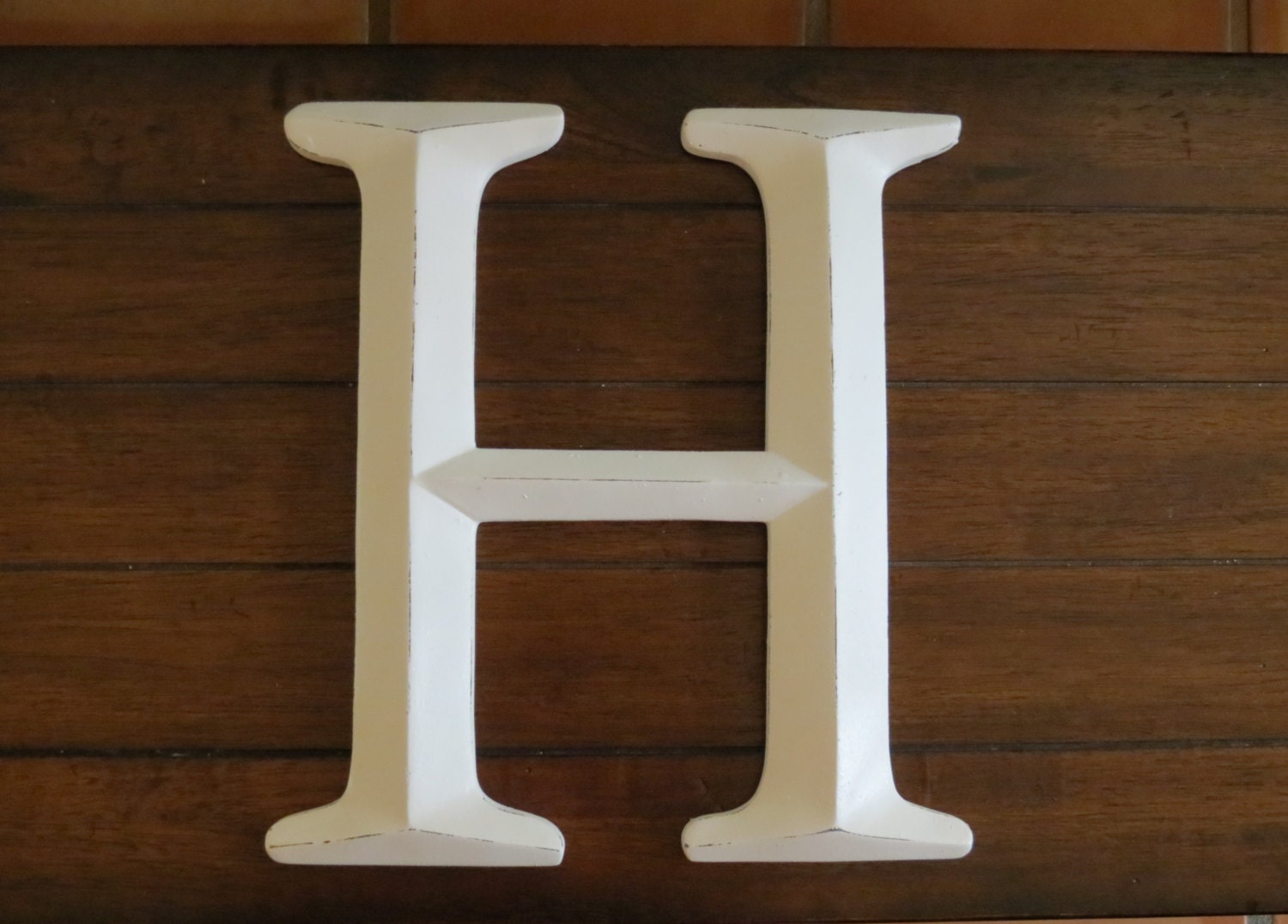 Letter H / Or Pick Your Own Letter / Large Wall Letter/