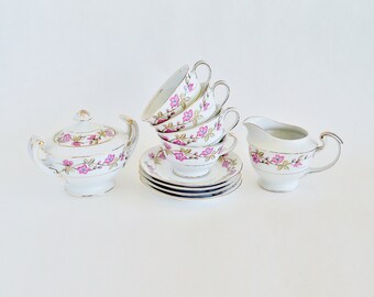 Popular items for rose tea set on Etsy