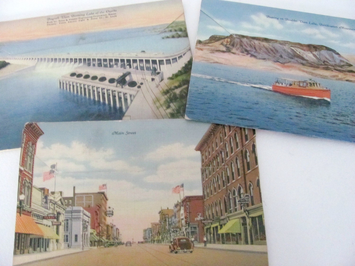 Vintage Postcards 1930's Curt Teich Postcards Boulder