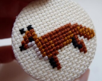 Fox cross stitch | Etsy