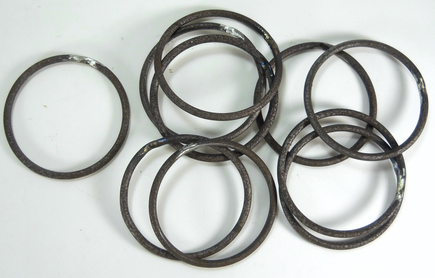 20 pc 4 1/2 Round Welded Steel Rings Crafting Hoops