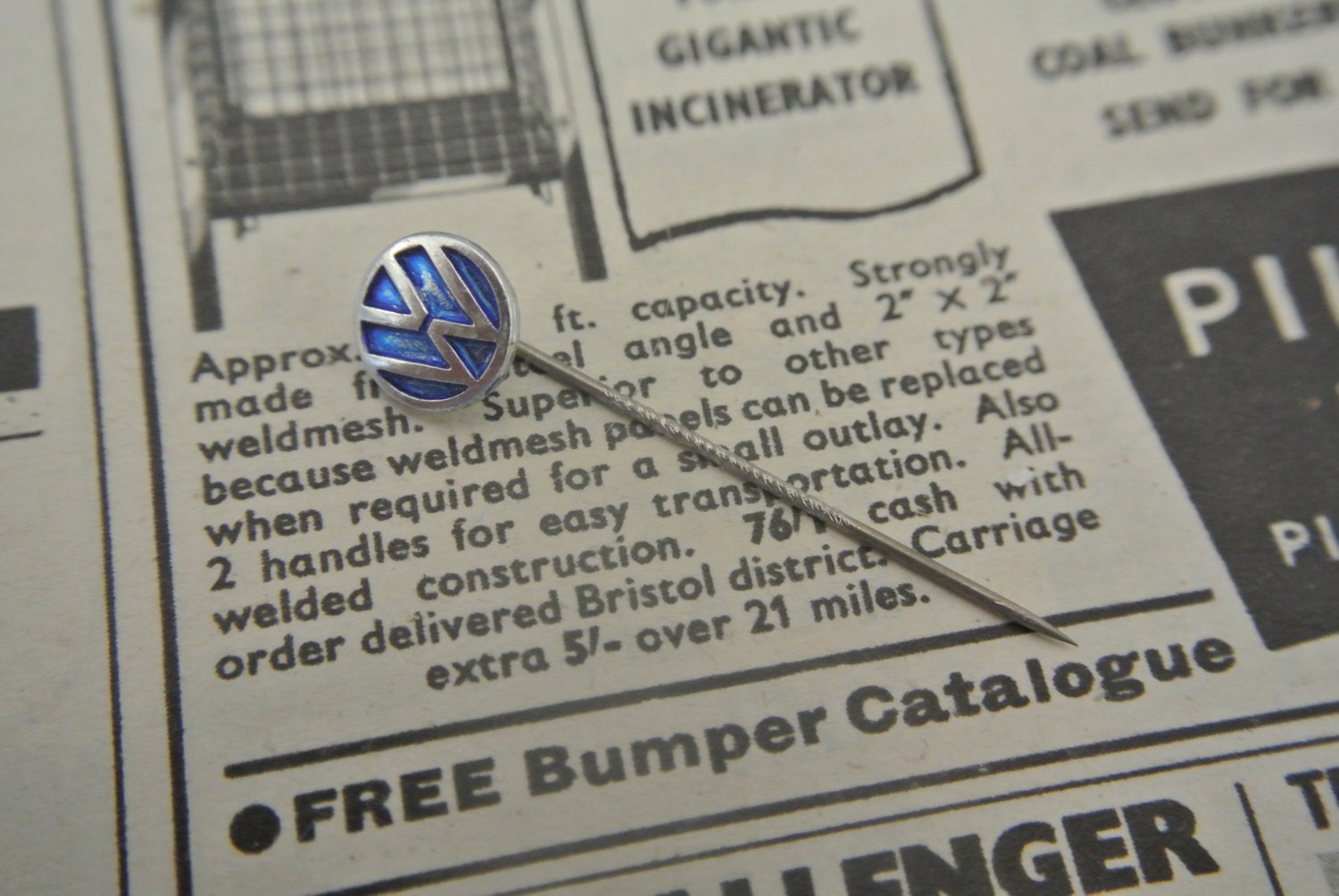 Vintage VW/ Volkswagen tie tack/ hat pin. – Haute Juice