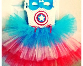 Captain america tutu | Etsy