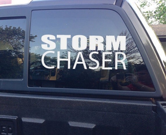 STORM CHASER. Vinyl Car Decal. Truck Decal