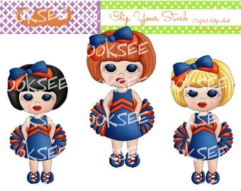 Popular items for cheerleader blue on Etsy