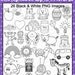 Alphabet Bundle A-Z Phonics Picture Clip Art 52 High Quality