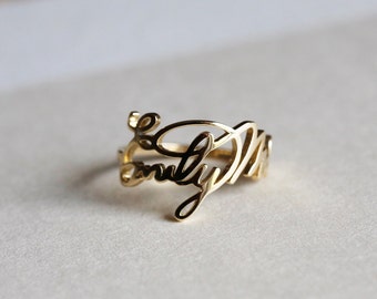 Popular items for signature ring on Etsy
