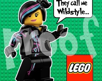 On Sale for limited time.. Printable Lego Wildstyle T-shirt Transfer ...
