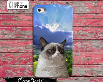 Grumpy Cat Kitty Kitten Cute Funny iPhone 4 and 4s Case and Custom ...