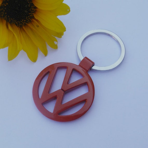 Items similar to VW Badge Keychain Keyring Metal Bright Colors ...