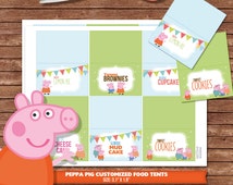 Popular items for peppa pig labels on Etsy