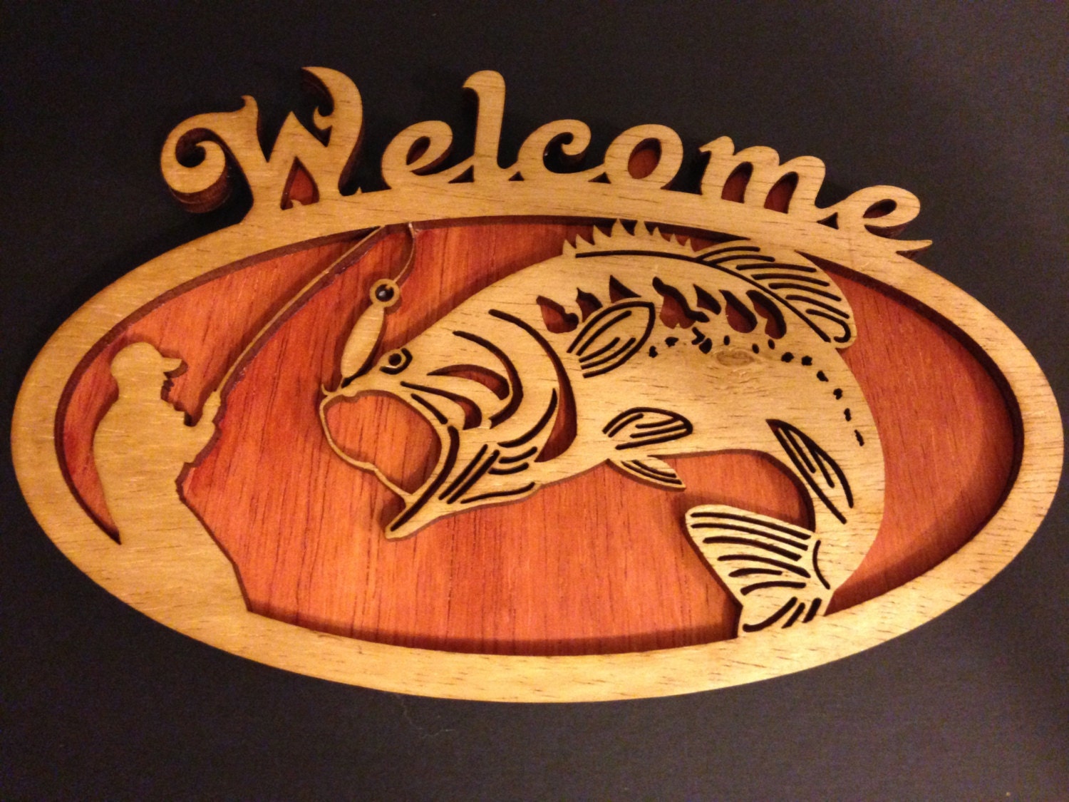 Fishing Welcome Sign