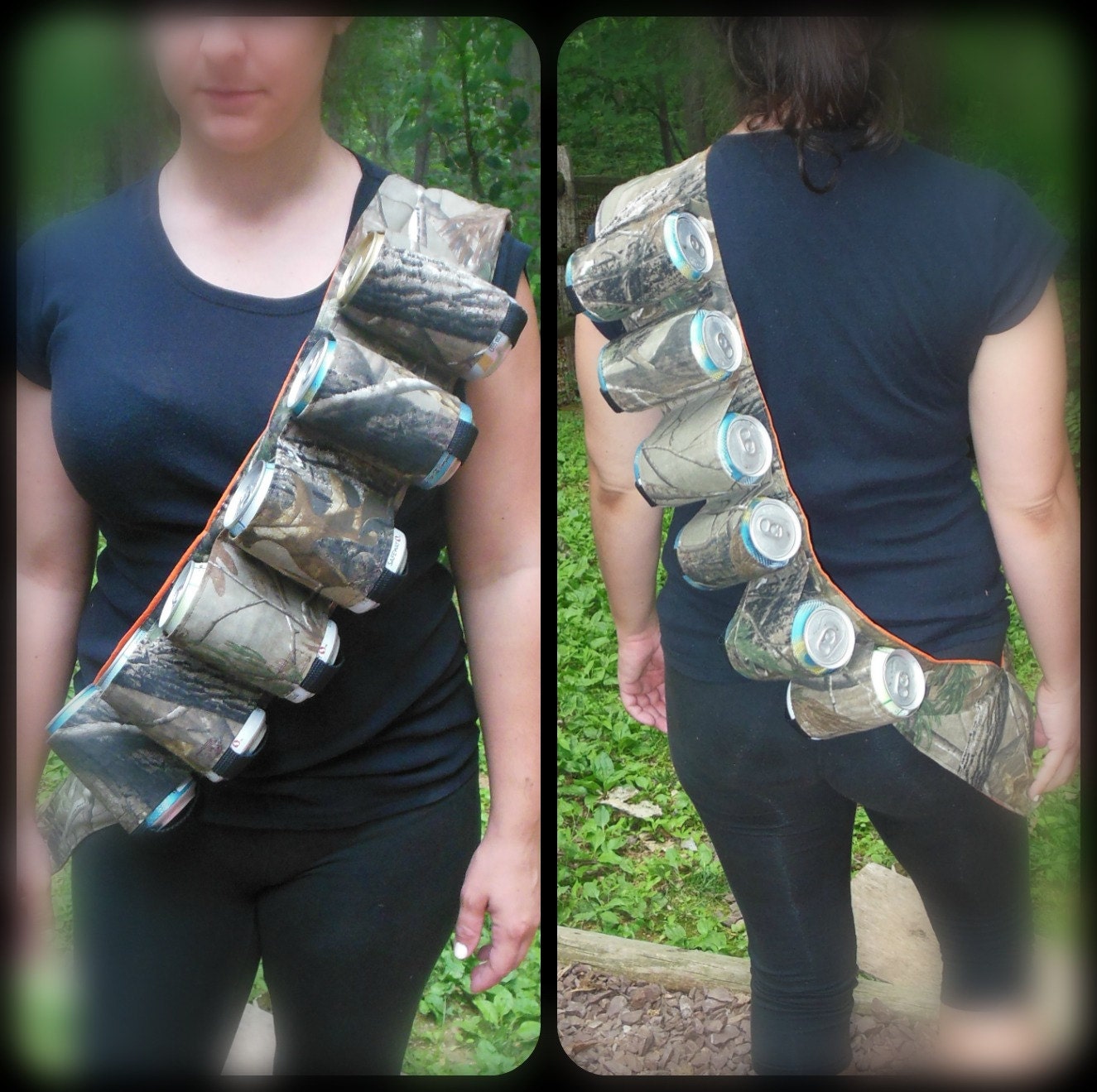 Beer Can Bandolier 12-pack Camouflage