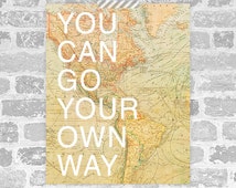 Popular items for go your own way on Etsy