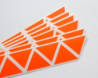 Triangle label | Etsy