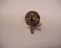 Popular items for cross lapel pin on Etsy