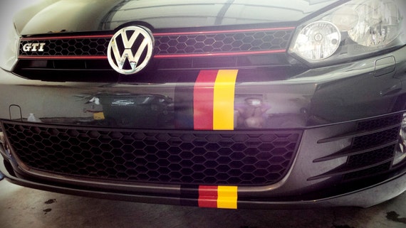 Items similar to German flag stripes decals stickers germany flag for ...