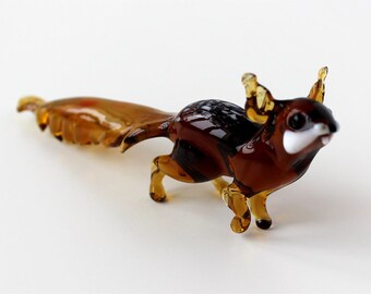 Popular items for glass squirrel on Etsy