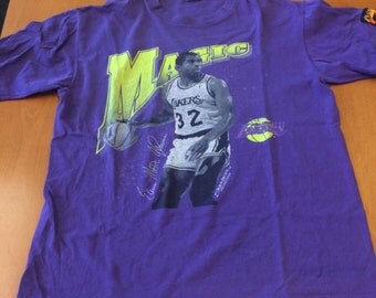 Popular items for magic johnson t on Etsy