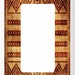 AFRICAN CLOTH 1 Light Switch cover plate or outlet Image of
