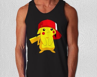 Pikachu Hip Hop Men Tank Top - Pokemon Men Tank Top - Color Available