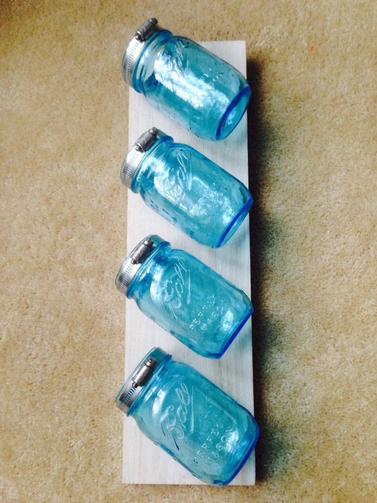 mason jar organizer