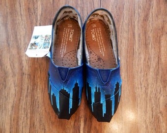 Starry night shoes | Etsy