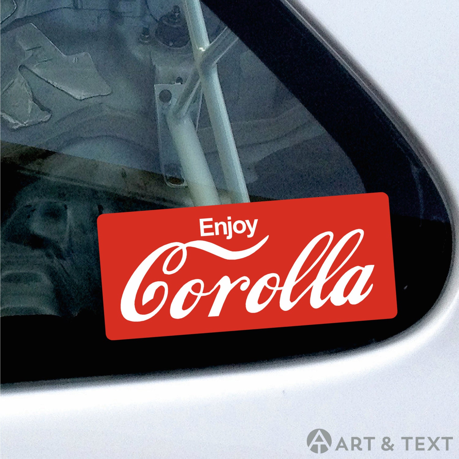 Toyota Corolla awesome sticker / decal