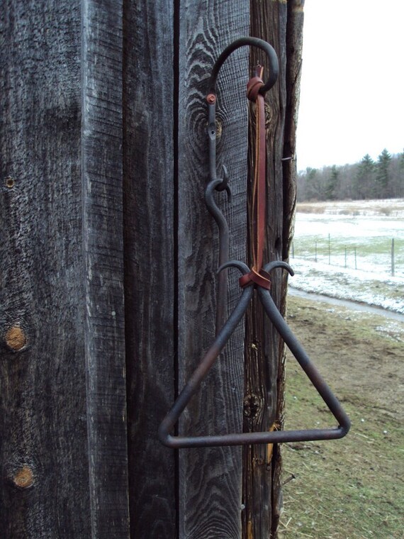 Hand Forged Cowboy Style Triangle Dinner Bell