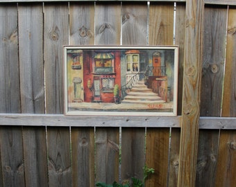 Italian street scene | Etsy