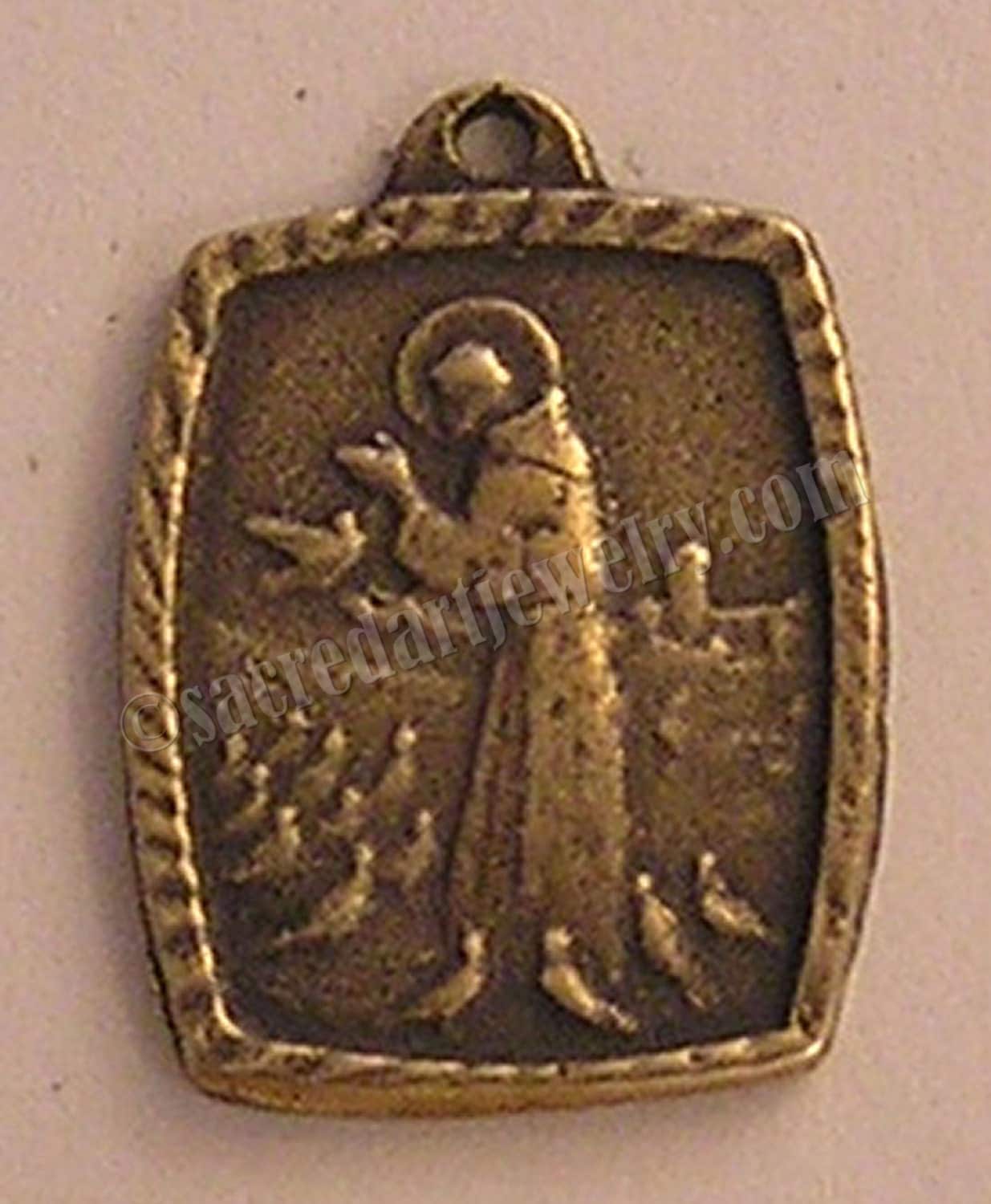Saint Francis Medal St Francis of Assisi Medal Catholic