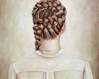 Woman back painting | Etsy