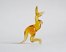 Popular items for glass kangaroo on Etsy