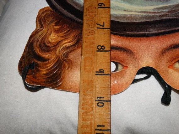 Genuine Victorian Mask Paper Produced by H.P. Decorations