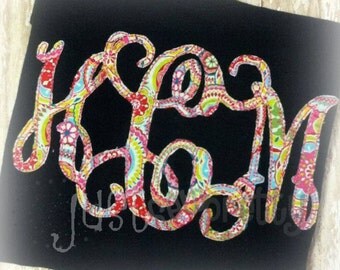4x4 Cross with Monogram Center Embroidery by justsewpretty on Etsy