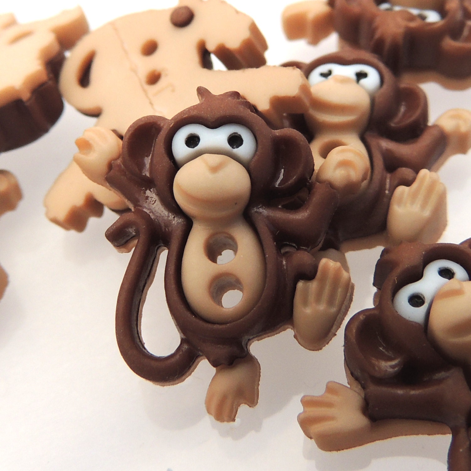 Sew Cute Monkeys Buttons by Dress It Up