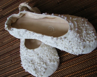 Silk ballet slippers | Etsy